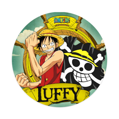 Monkey D. Luffy Sticker 4 x 4 Circle - Designed By New Designer 60242 ...